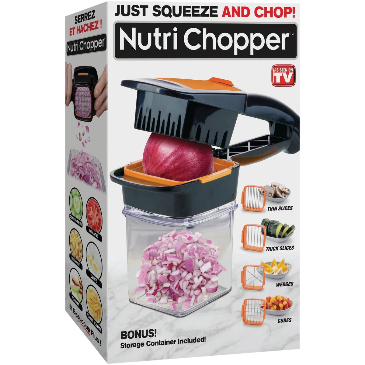 As Seen On TV Nutri-Chopper Handheld Vegetable Slicer - Walmart.com