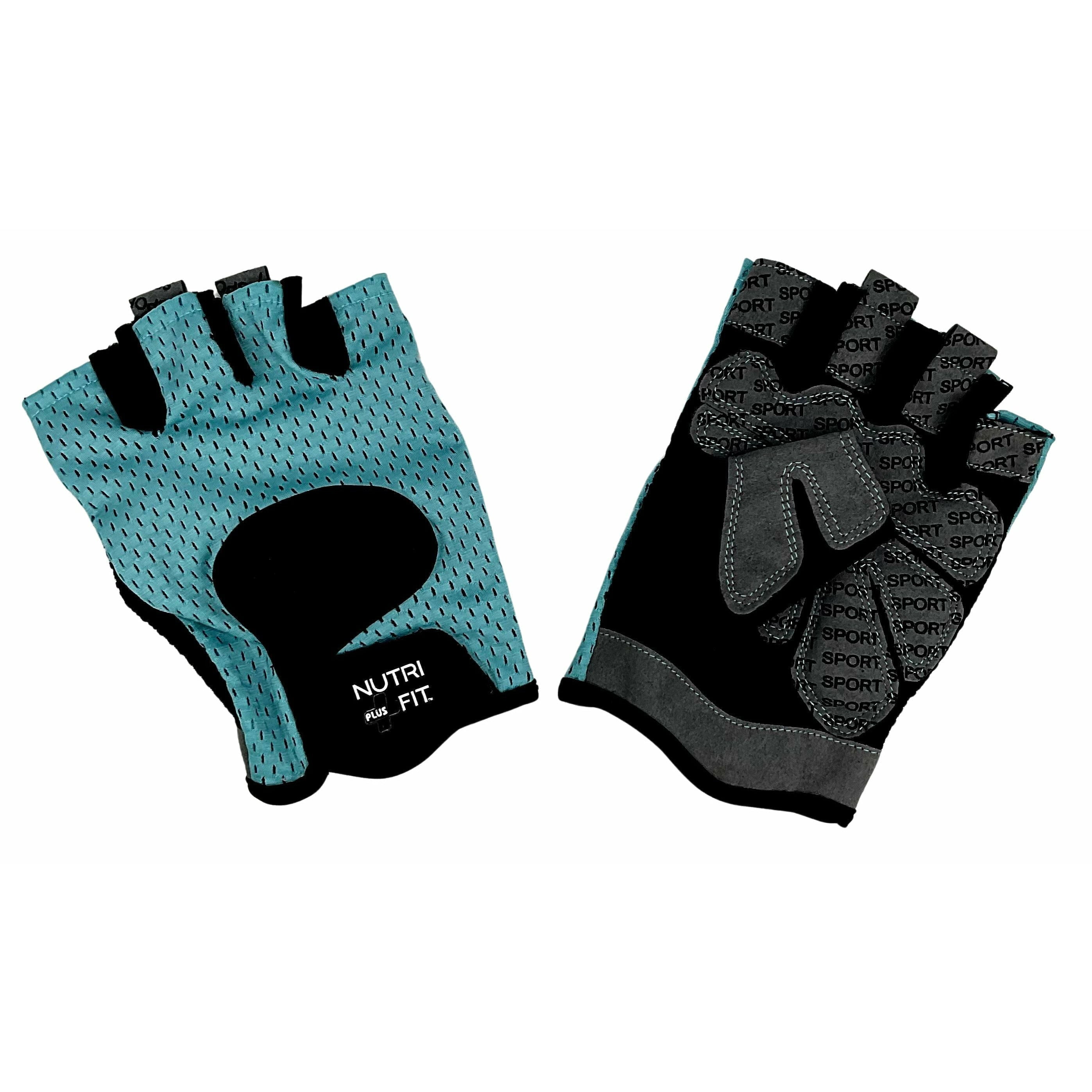 NutriFit Plus Workout Athletic Gloves for Men and Women, Full Palm ...