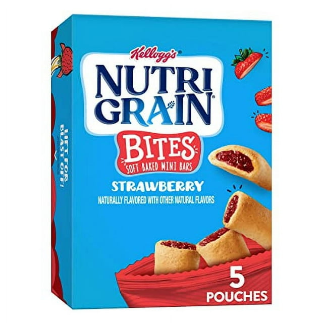 Nutri-Grain Bites Soft Baked Mini Bars, Kids Snacks, Whole Grain ...