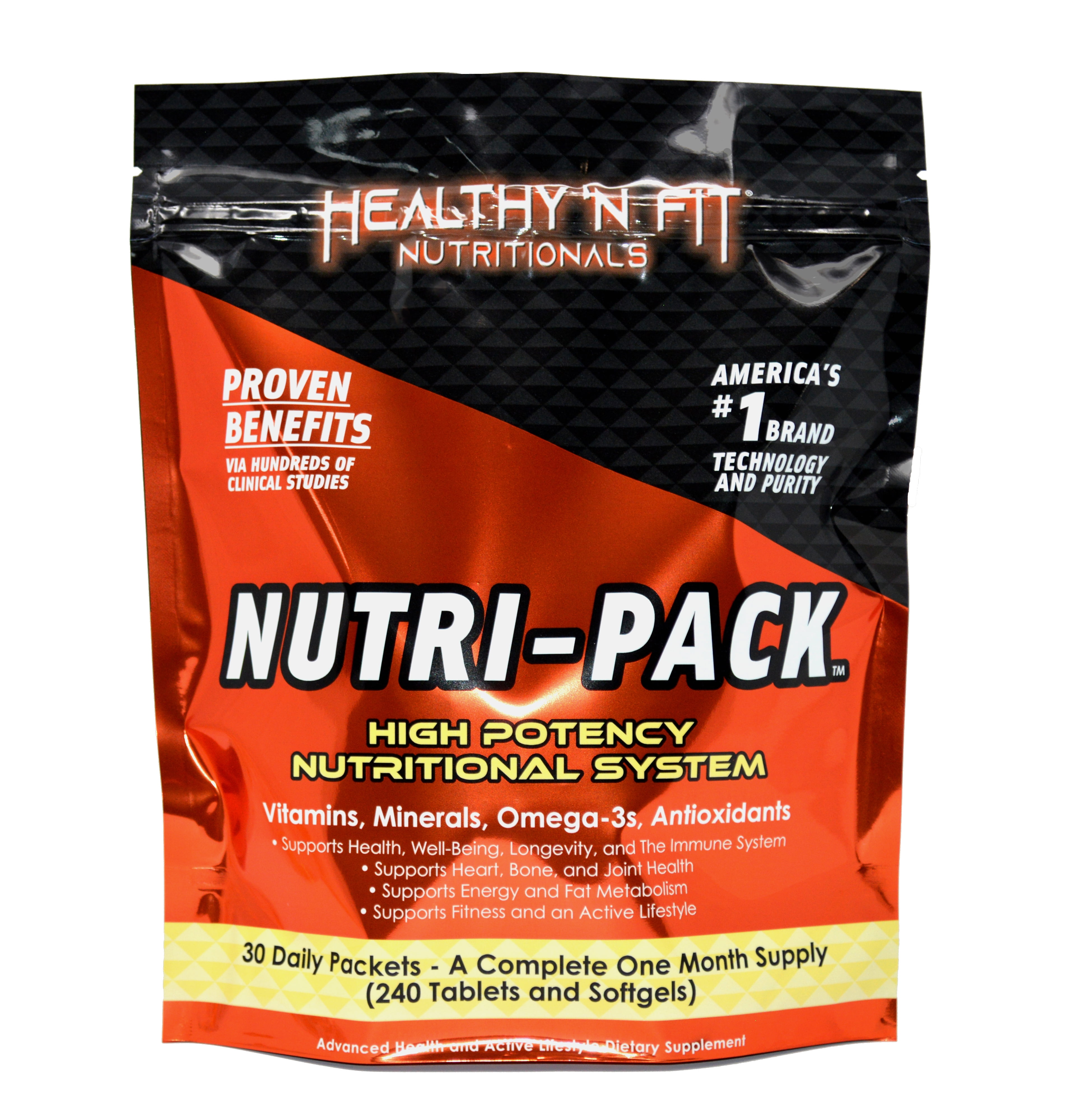 Nutri Pack - Healthy N Fit Vitamin Pack - 30 packs - One daily vitamin ...