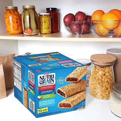 Nutri Soft Baked Breakfast Bars, Made with Whole Grains, Kids Snacks ...