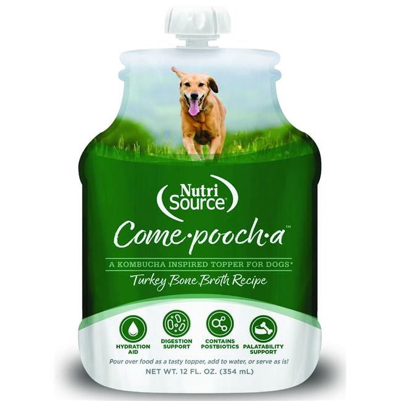 Nutri Source 12 oz Come Pooch-A Broth Turkey Recipe Dog Food - Pack of ...