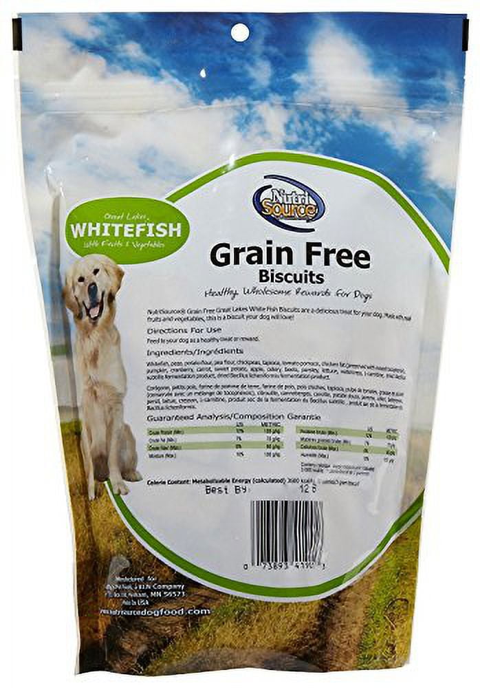 Nutri Source Grain Free Fish Biscuit - 14 Oz - Walmart.com