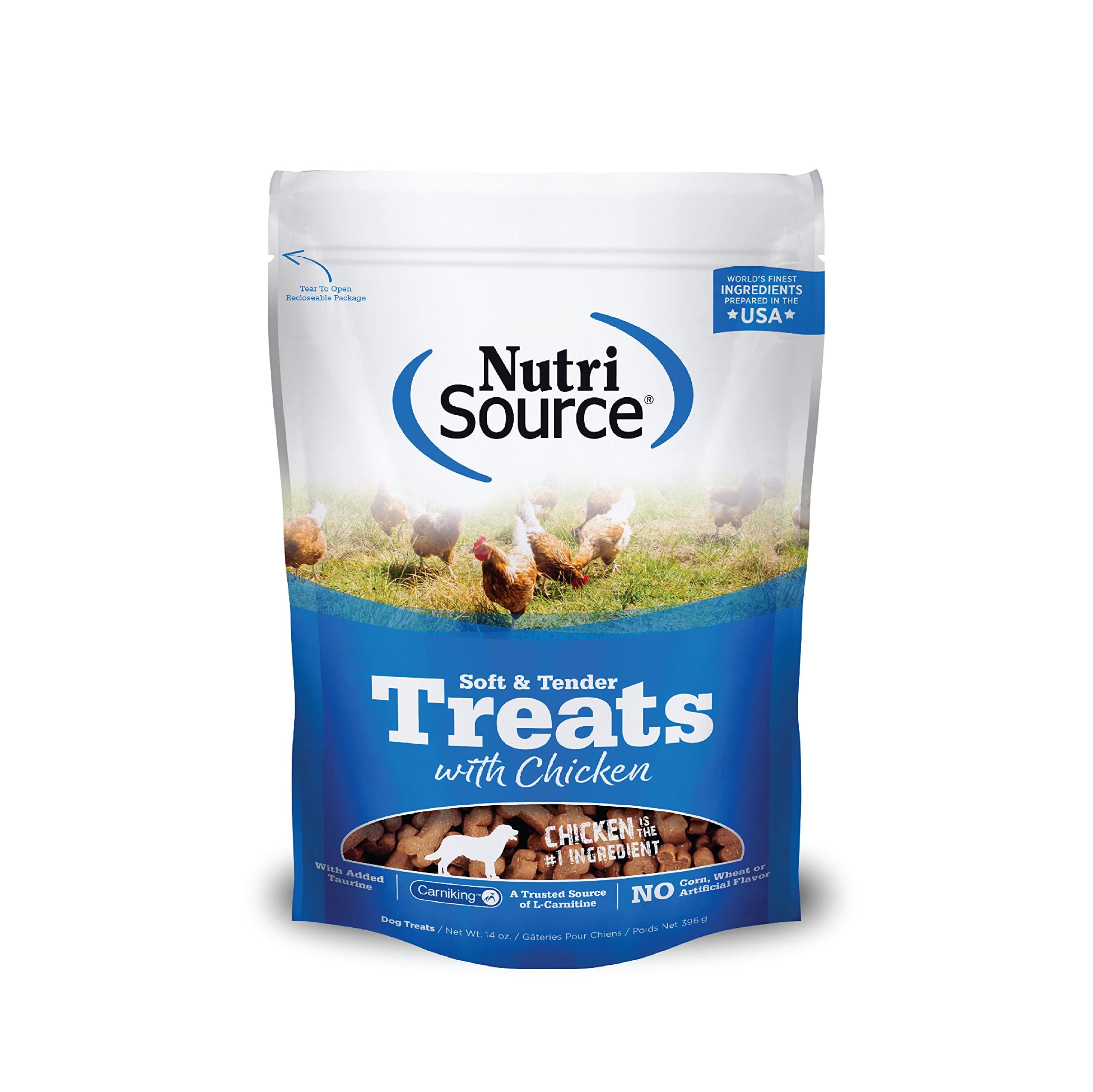 Nutri Source TU80020 14 oz Soft & Tender Chicken Treats for Dogs KK25 KK25 - Walmart.com