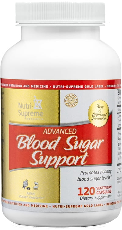 Nutri-Supreme Research Kosher Advanced Blood Sugar Support - 120 ...