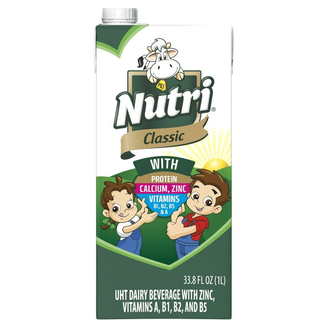 Nutri UHT Shelf-Stable Milk, Unflavored, 33.8 oz Box - Walmart.com