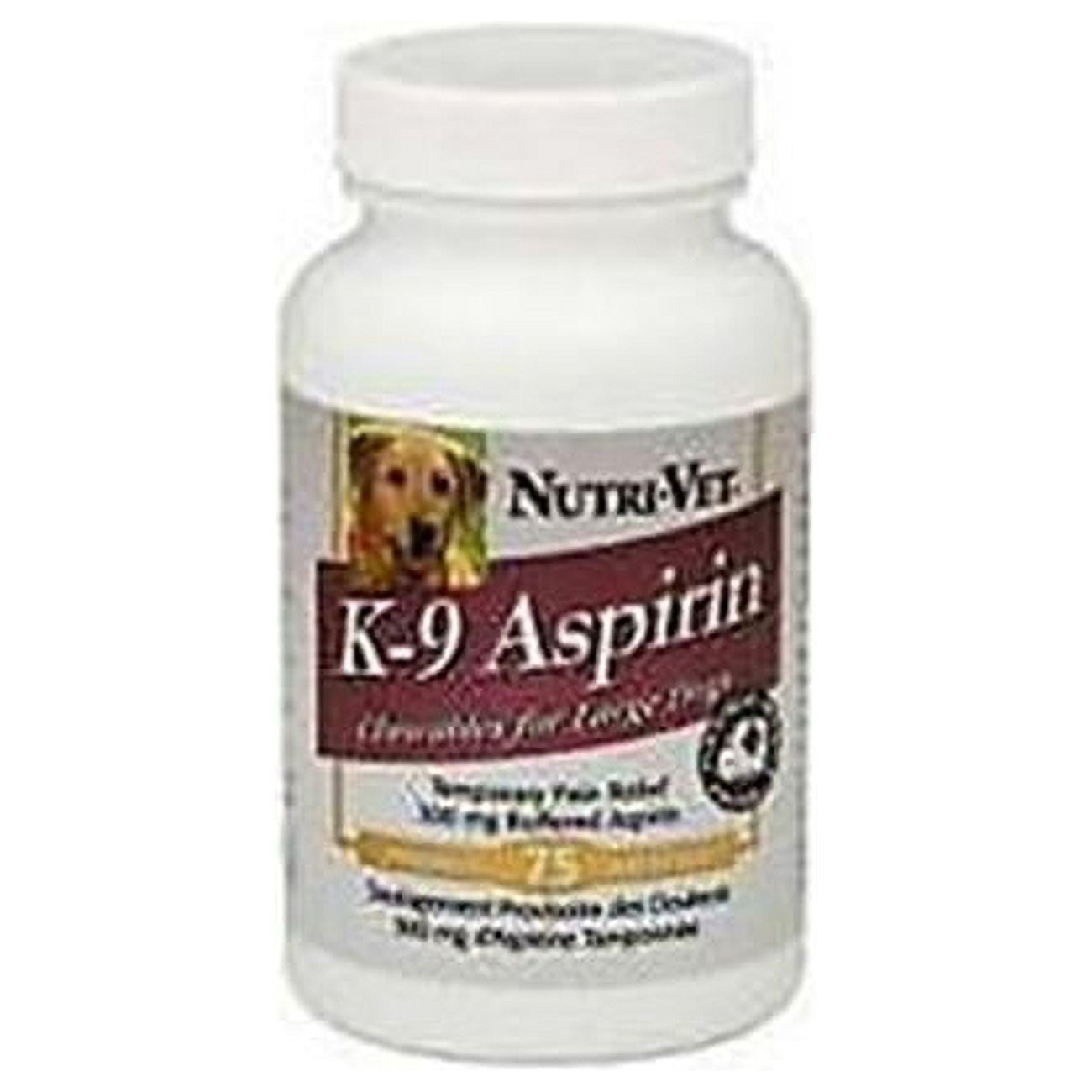 Nutri-Vet 587071 12199-3 300Mg Large Dog Aspirin - Walmart.com