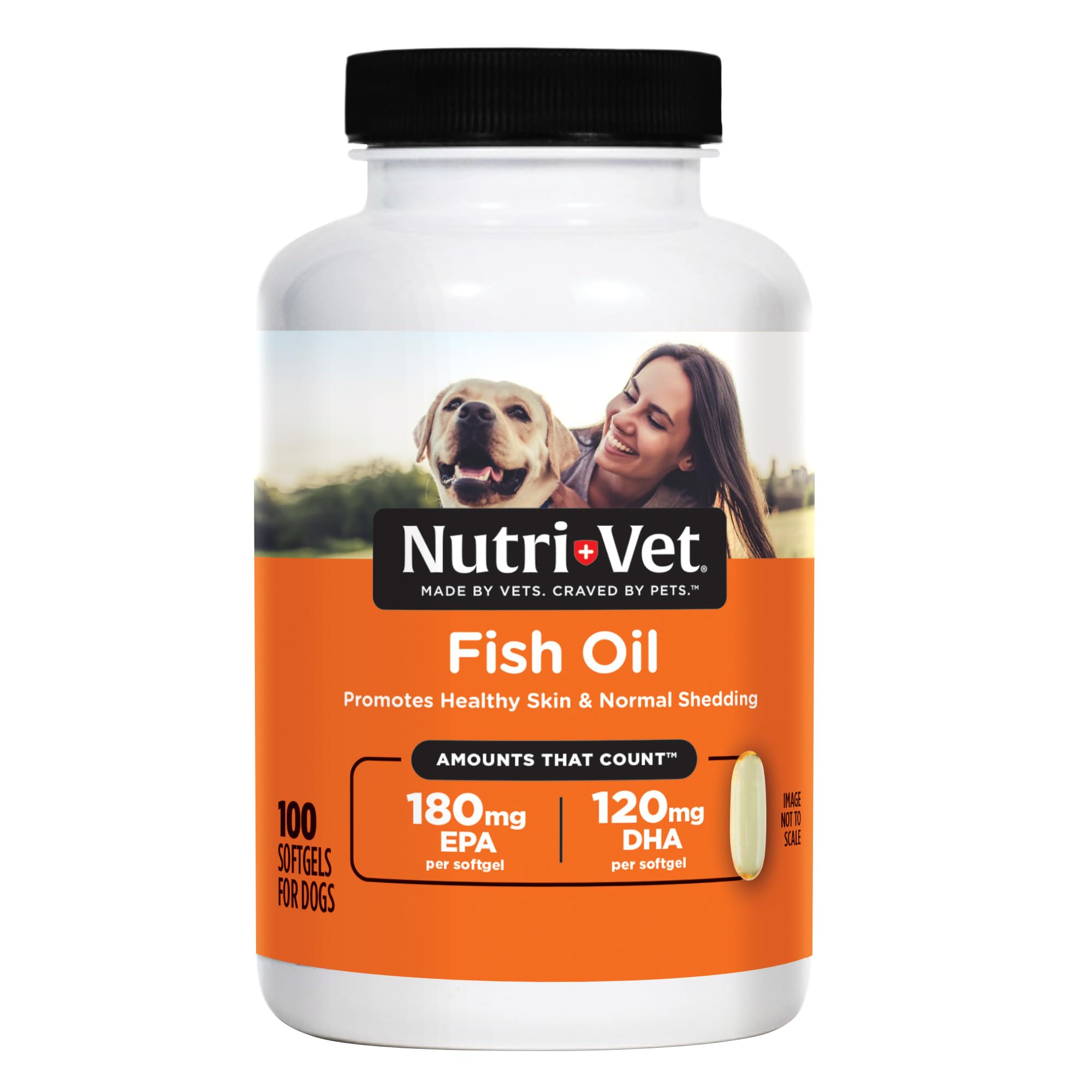 Nutri-Vet Fish Oil Supplement for Dogs, Omega 3, Fish Oil for Dogs, Pet Supplies, Pet Vitamins ...