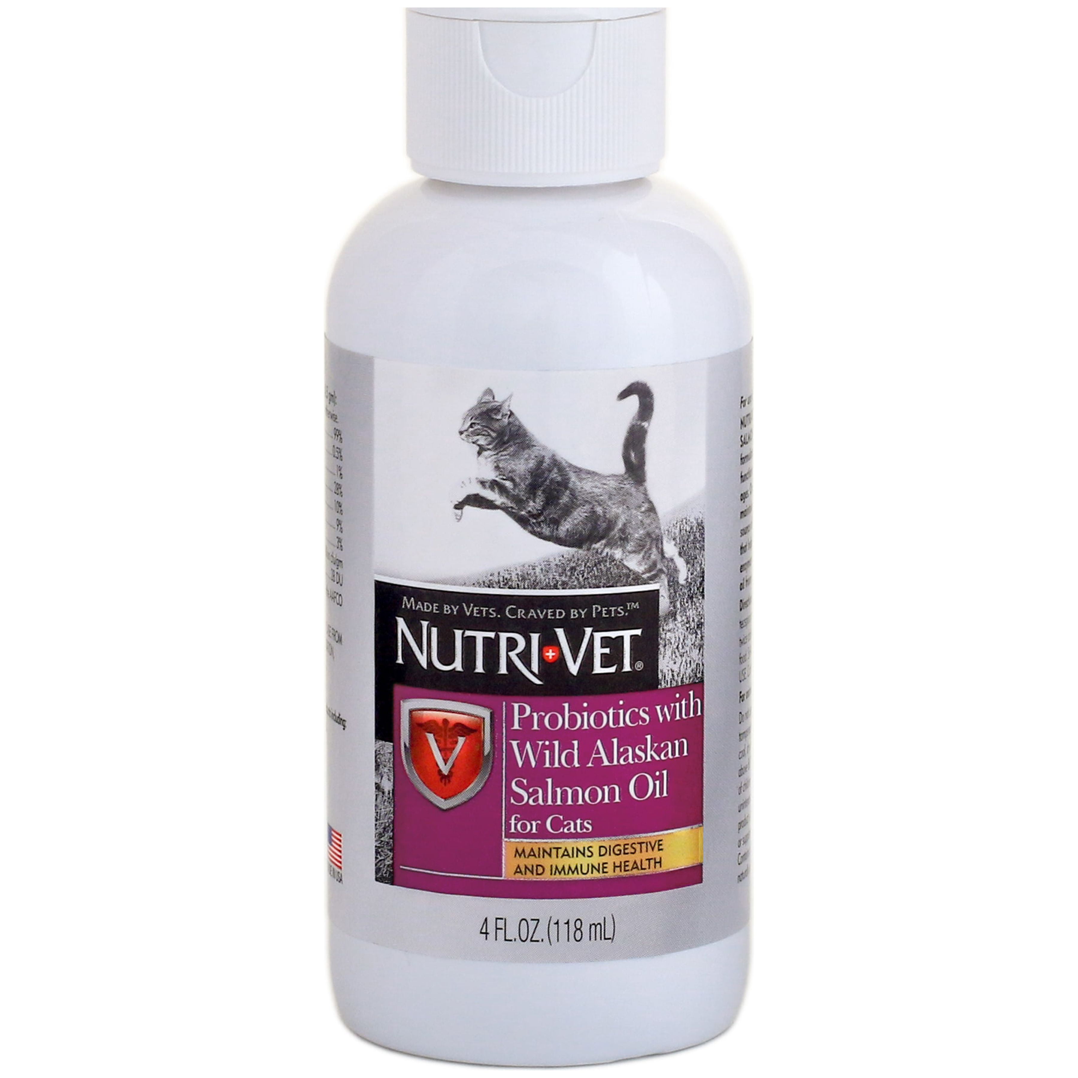 Nutri-Vet Probiotics with Wild Alaskan Salmon Oil Healthy Skin and Coat ...