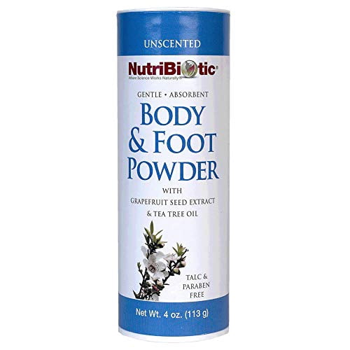 NutriBiotic â€“ Body & Foot Powder, Unscented, 4 Oz | with Grapefruit ...