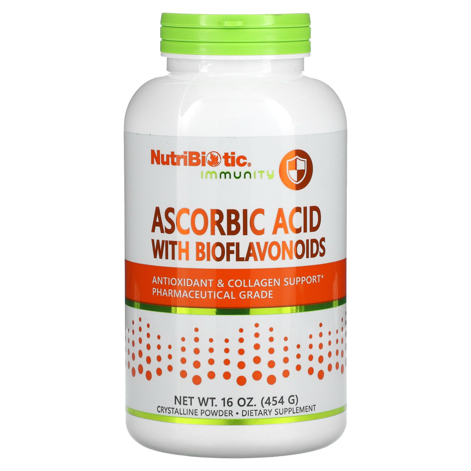 NutriBiotic Immunity, Ascorbic Acid with Bioflavonoids, Crystalline ...