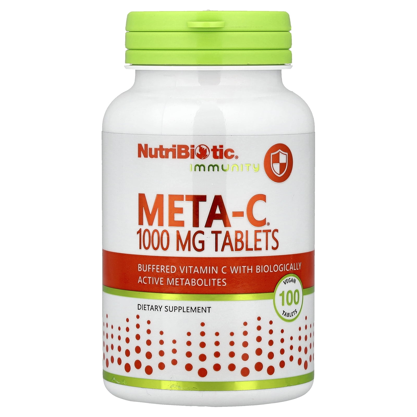 NutriBiotic Immunity, Meta-C®, 100 Vegan Tablets - Walmart.com