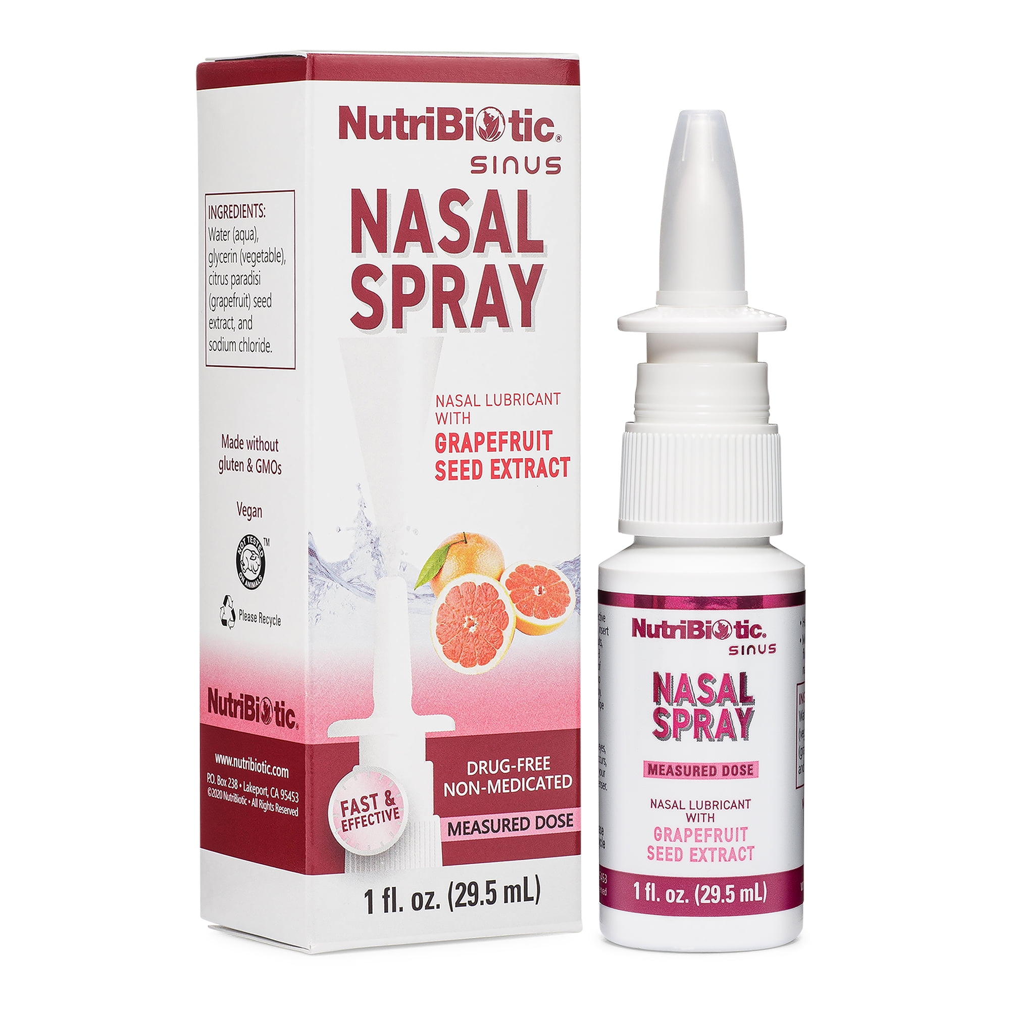 NutriBiotic Nasal Spray with GSE, 1 Fluid Ounce - Walmart.com