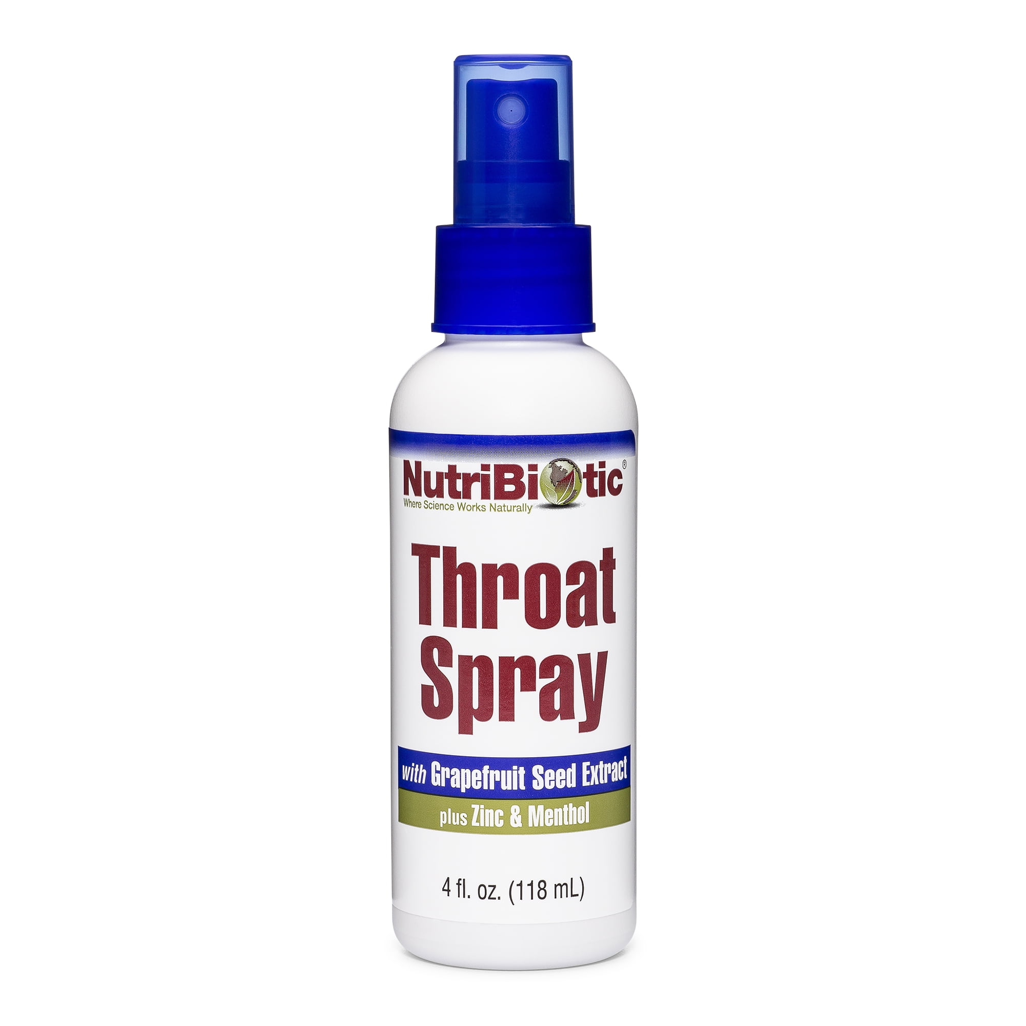 NutriBiotic Throat Spray with GSE, 4 Fluid Ounce - Walmart.com