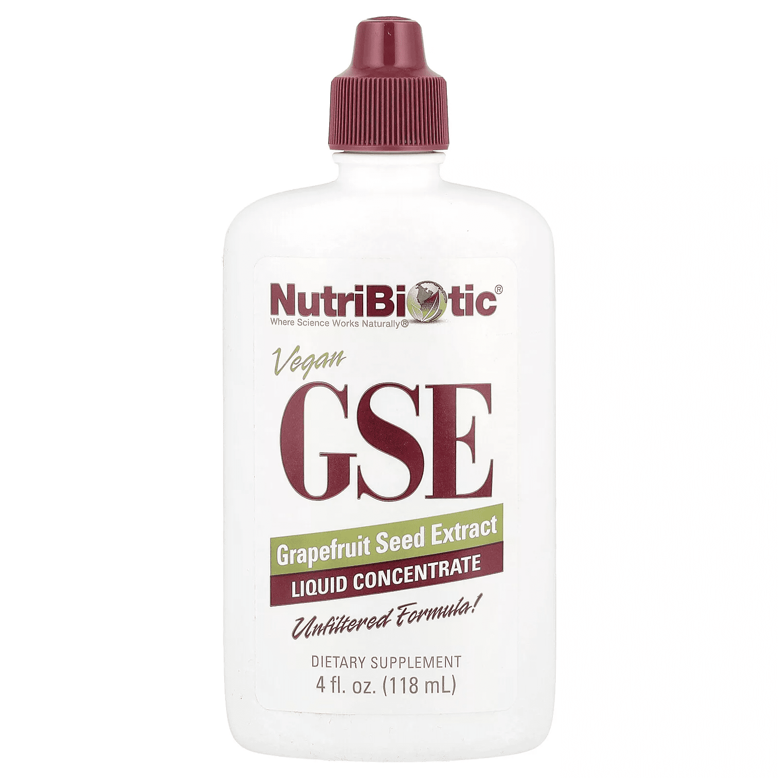 NutriBiotic Vegan GSE Grapefruit Seed Extract, Liquid Concentrate 4 fl oz - Walmart.com