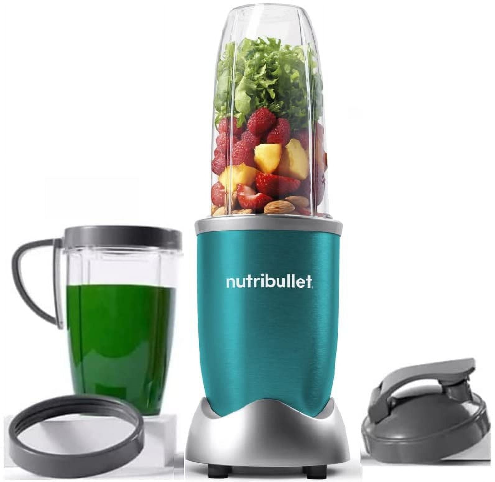 NutriBullet Pro 900W Special Edition Blender Turquoise - Compact Powerhouse for Nutritious ...