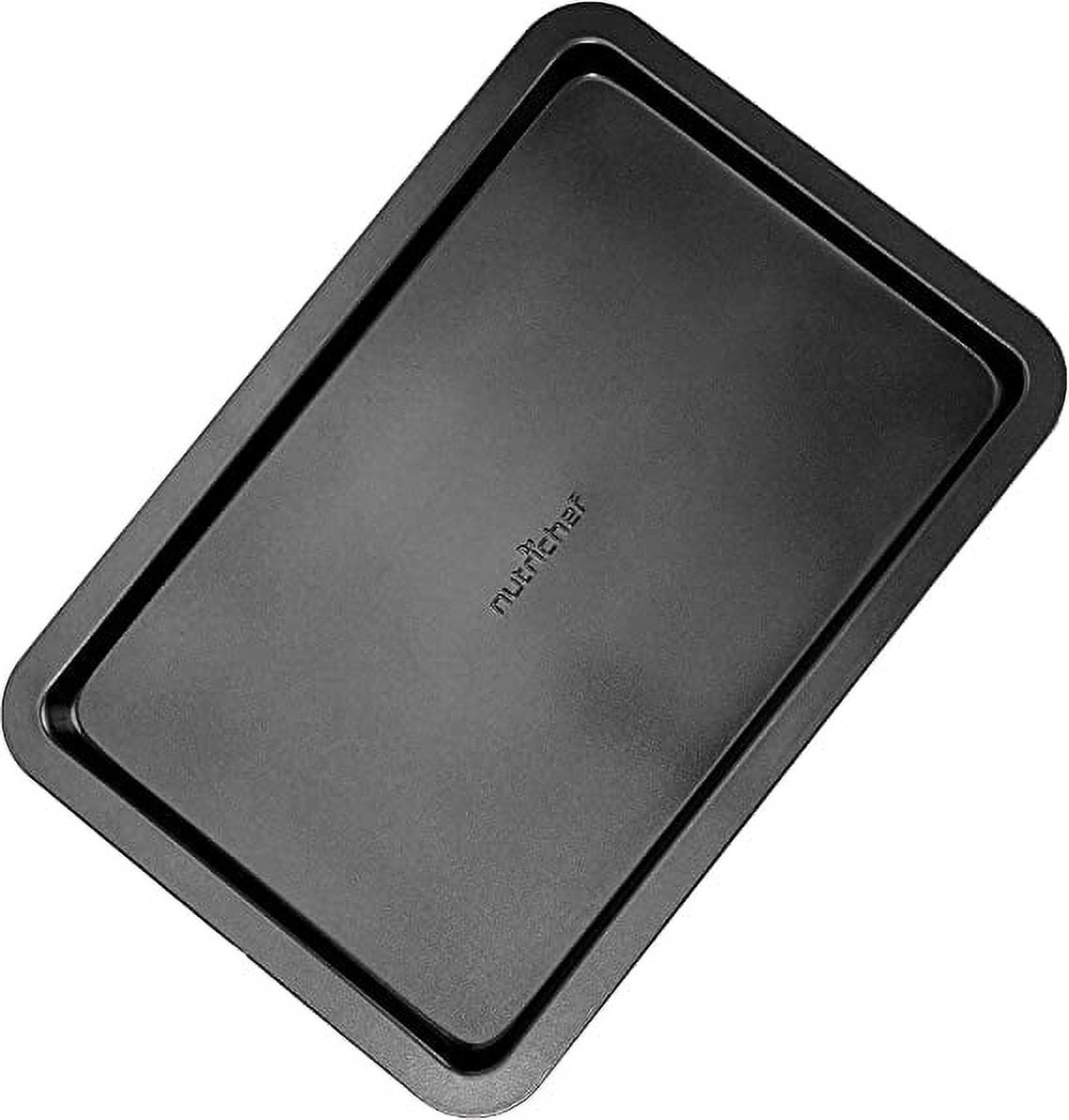 NutriChef 13” 12 Cup Muffin Non-Stick Baking Pan, Deluxe Gray Carbon ...