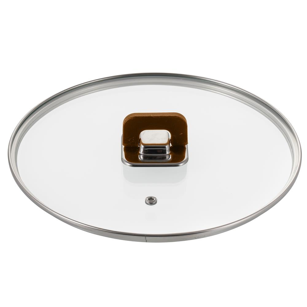 NutriChef 3.7 Quart Saucepan Pot-See-Through Tempered Glass Lids, Works ...
