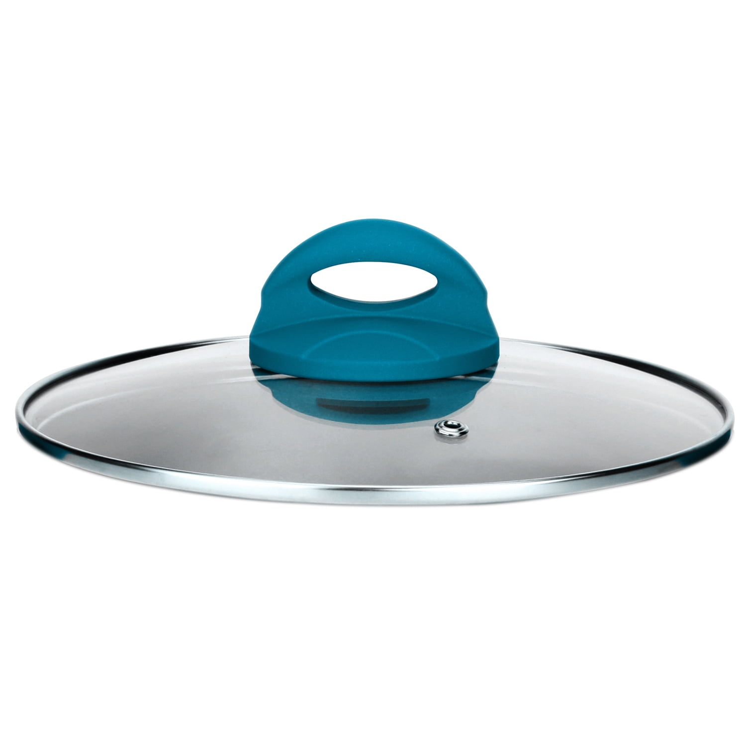 NutriChef Cooking Pot Lid - See-Through Tempered Glass Lid - Walmart.com