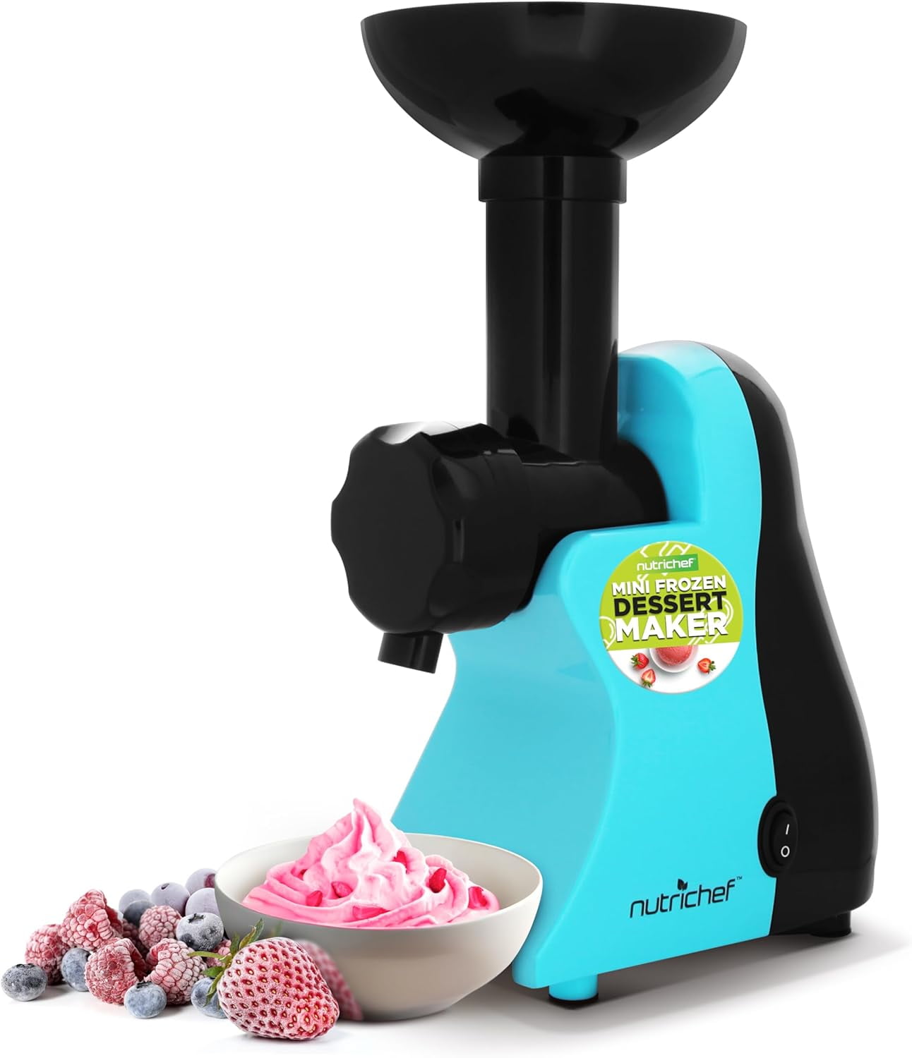 NutriChef Electric Frozen Fruit Dessert Maker - Fruit Sorbet Machine ...
