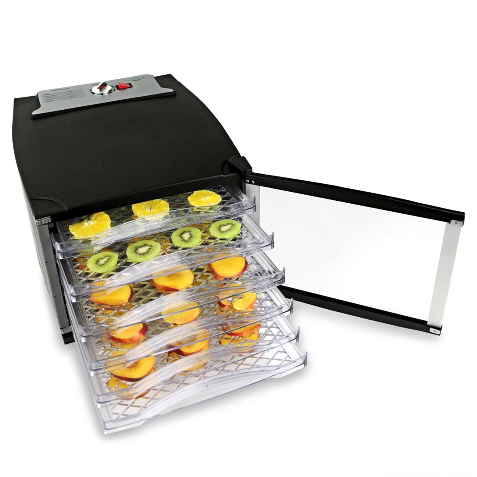 NutriChef Food Dehydrator, Multi-Tier Kitchen Countertop Dehydrator ...