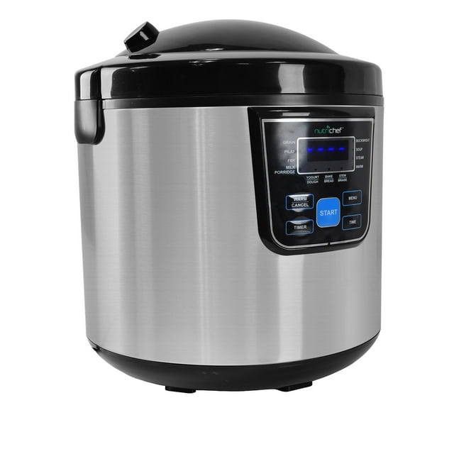 NutriChef Multi-Cooker / Rice Cooker, Multifunction Slow Cooker and ...