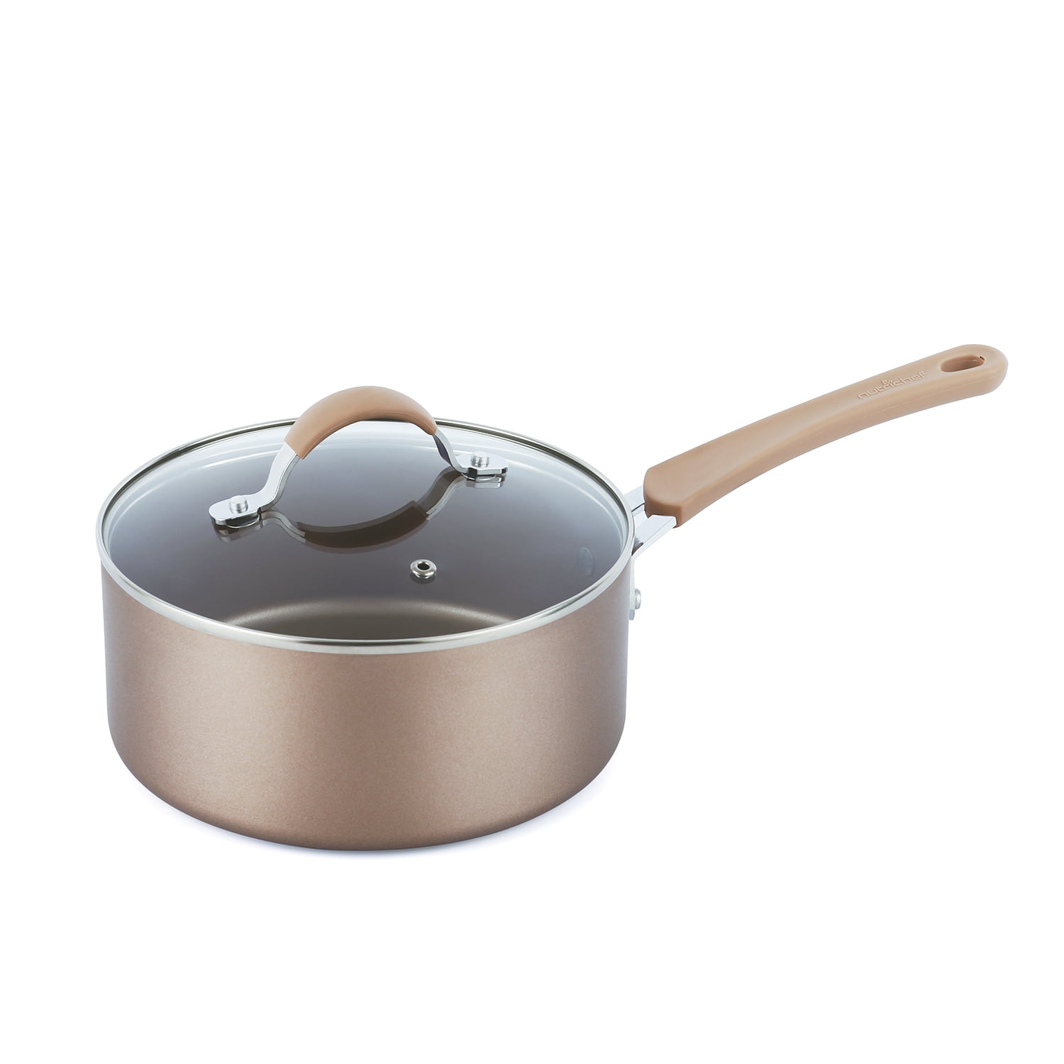 NutriChef Sauce Non-Stick High-Qualified Kitchen Cookware with See ...
