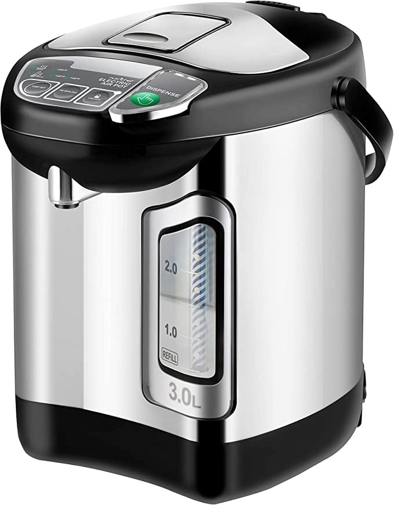NutriChefKitchen Electric Water Boiler and Warmer - 3L/3.17 Qt ...