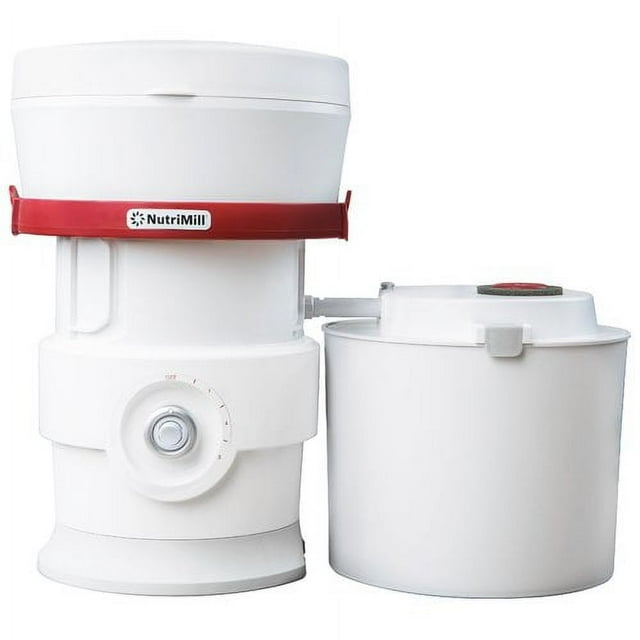 NutriMill Red Plus Whisper Quiet Grain Mill - Walmart.com