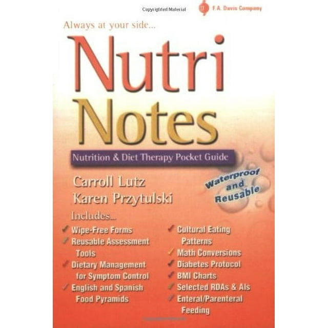 NutriNotes: Nutrition and Diet Therapy Pocket Guide - Walmart Business ...