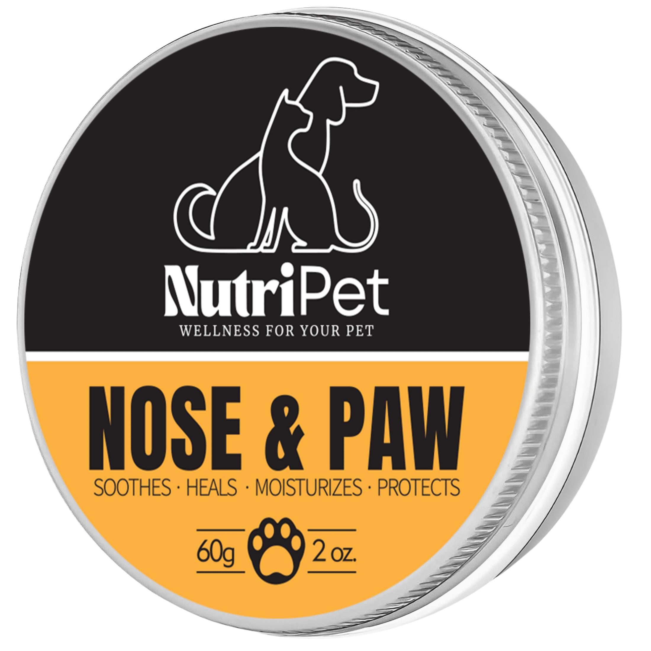 NutriPet Paw Balm Dogs and Cats, Moisturizer for Dry and Cracked Paws ...