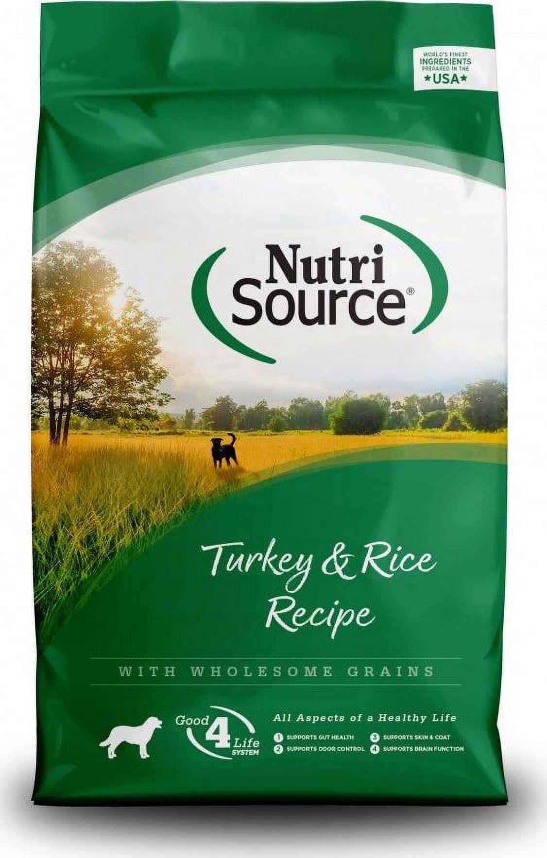 NutriSource Turkey and Rice Recipe Dry Dog Food 4 lb - Walmart.com