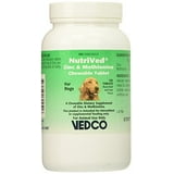 Vedco, NutriVed Zinpro for Dogs, 100 CHEWABLE Tablets, Supplement ...
