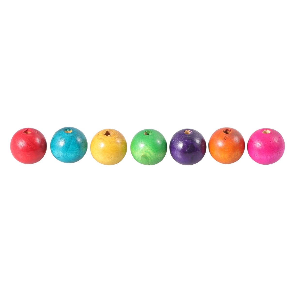 Nutrianeous Wooden Beads Assorted Color For Children Jewelry Making ...