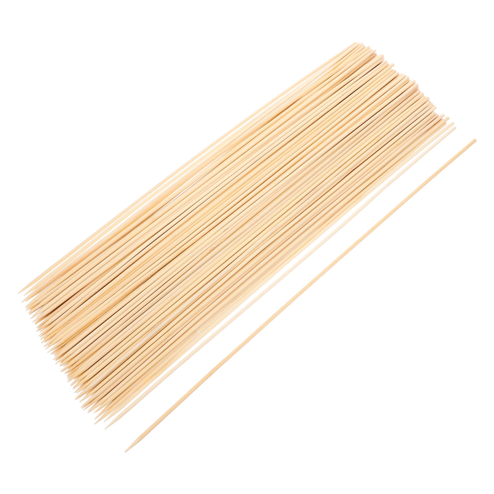 Nutrianeous Bamboo Skewers for BBQ with and Smooth Bodies Ideal for ...
