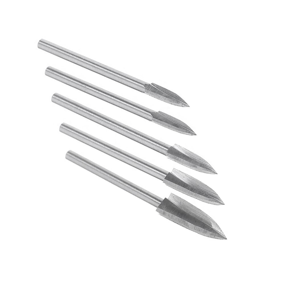 Woodworking Carving Tool with 3 Blades Cutter Head for High-Speed Drill ...