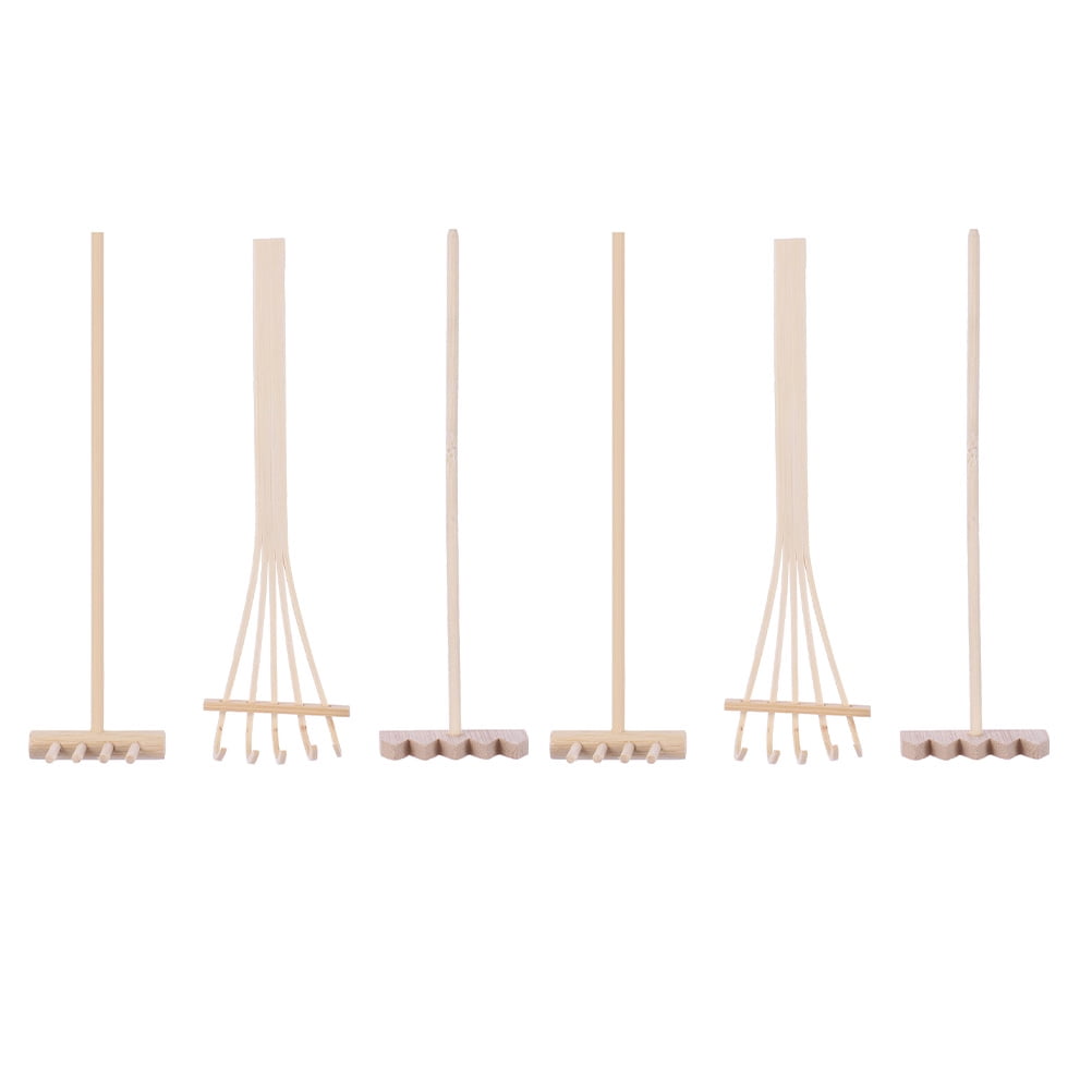 Nutrianeous 6 Pcs Miniature Zen Garden Rake Sand Drawing Stylus ...