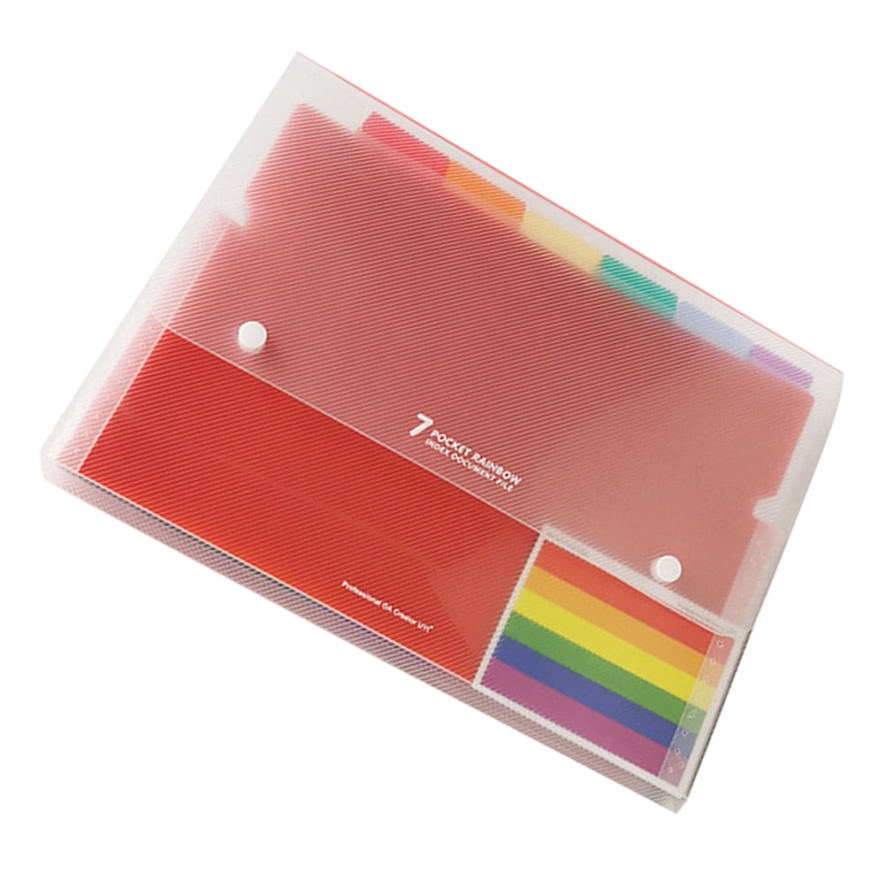 Portable File Organizer with 7 Pockets for Documents Made of PP Ideal ...