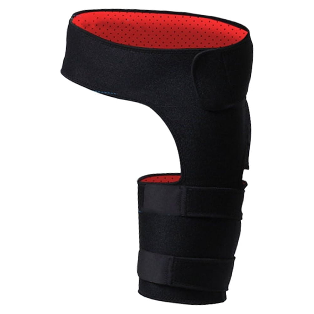 Nutrianeous Adjustable Black Leg Hip Compression Brace 2pcs Hip ...