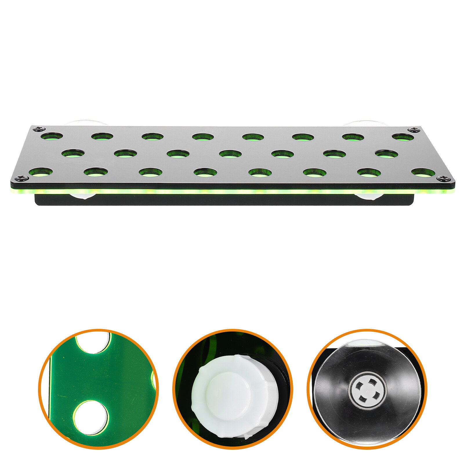 Nutrianeous Frag Rack,Fluorescent Coral Frag Holder Professional Fish ...