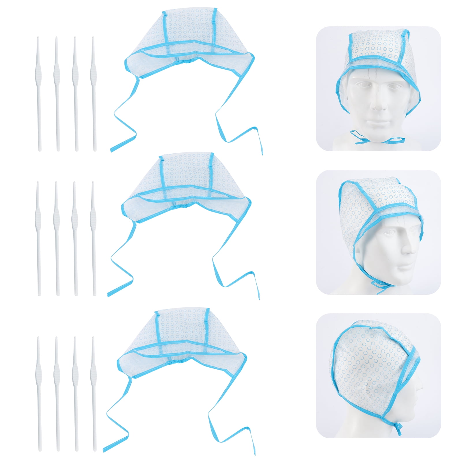 Nutrianeous Hair Bonnet Hair Dyeing Hat Disposable Caps Hair ...