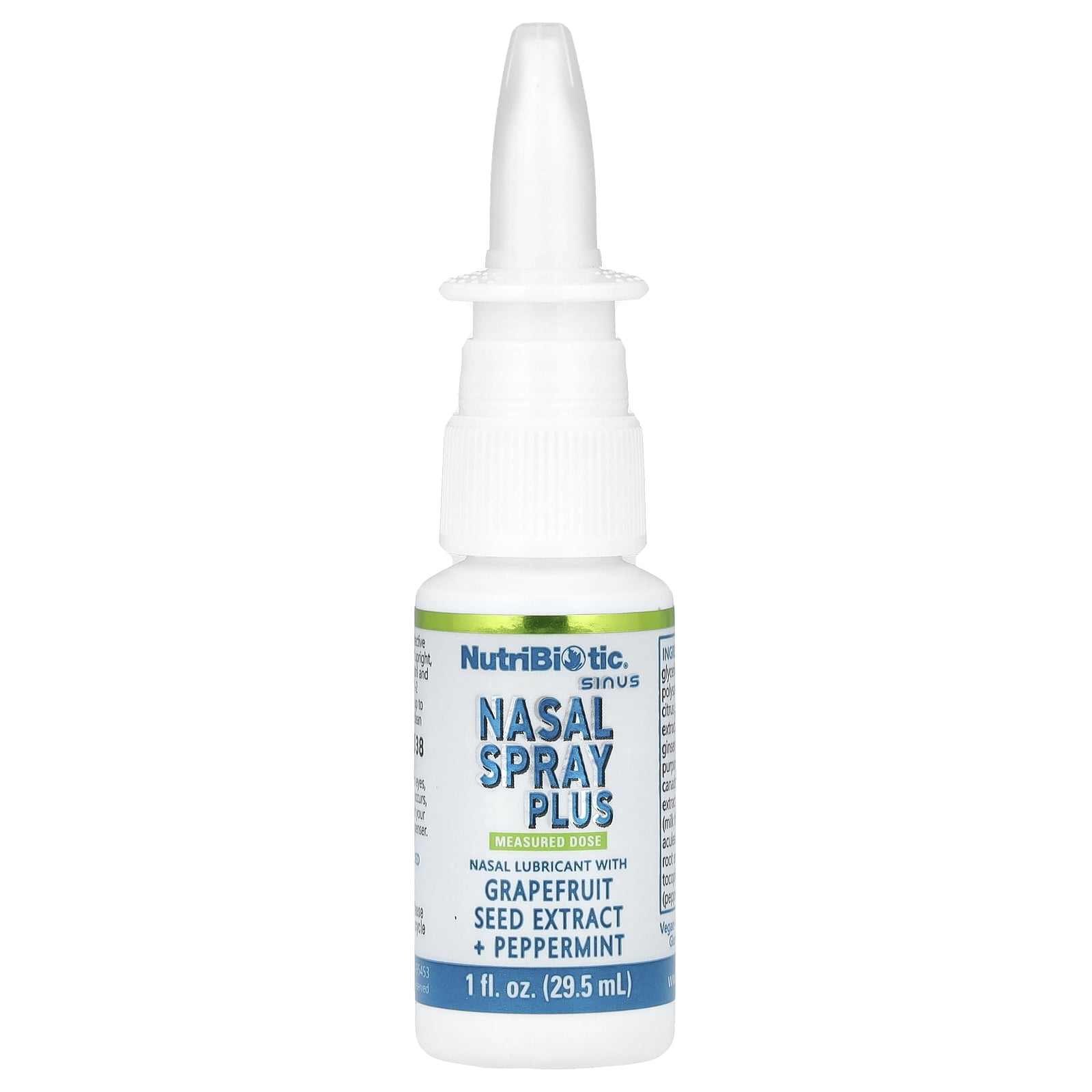 NutriBiotic Herbal Sinus Cleanse Nasal Spray Plus with GSE, Nosel Mist ...