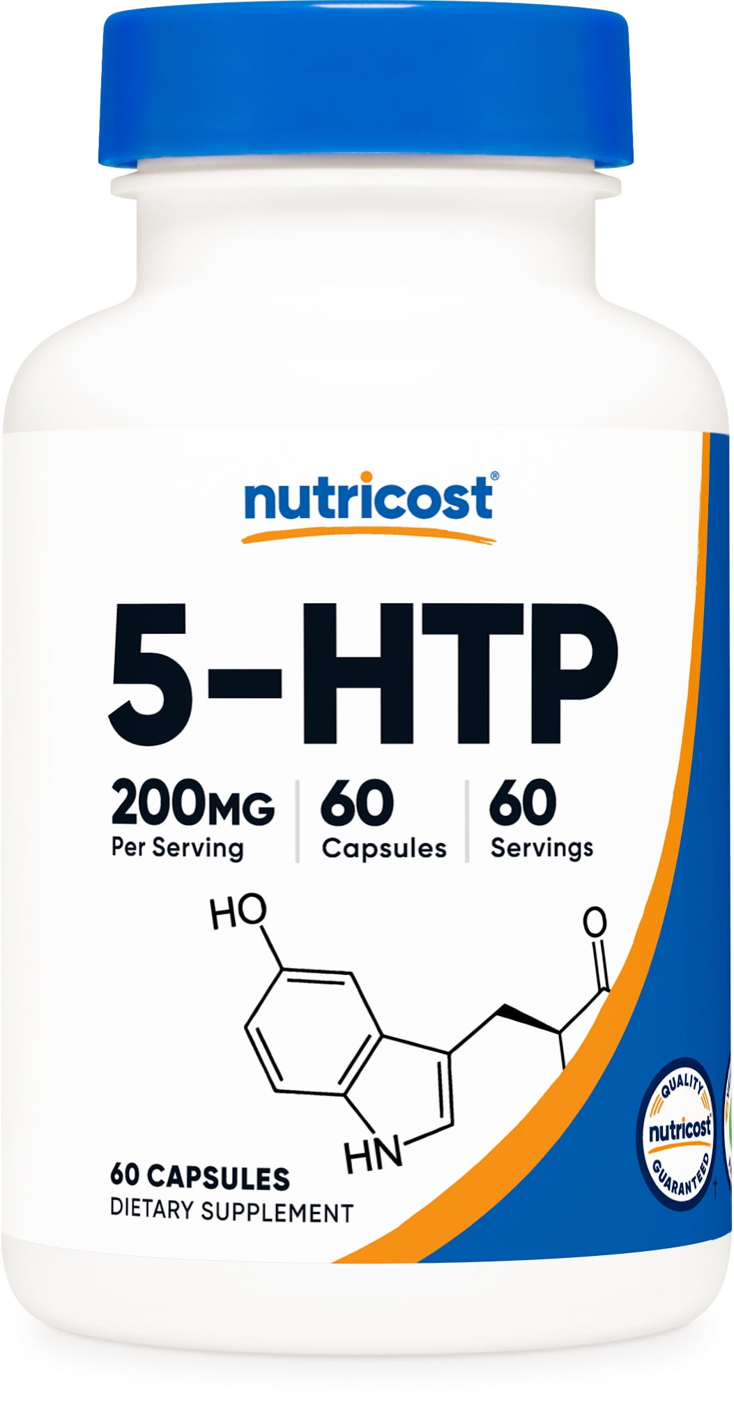 Nutricost 5-HTP 200mg Supplement, 60 Capsules (5-Hydroxytryptophan ...