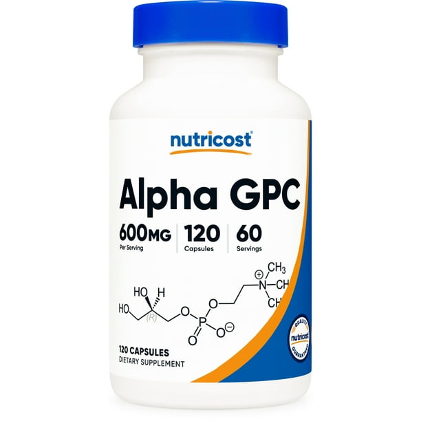 Nutricost Alpha Gpc Supplement 600mg 120 Capsules 300mg Per Capsule
