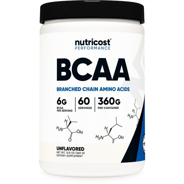 Nutricost BCAA Powder 2:1:1 60 Servings (Unflavored)- Branched Chain ...