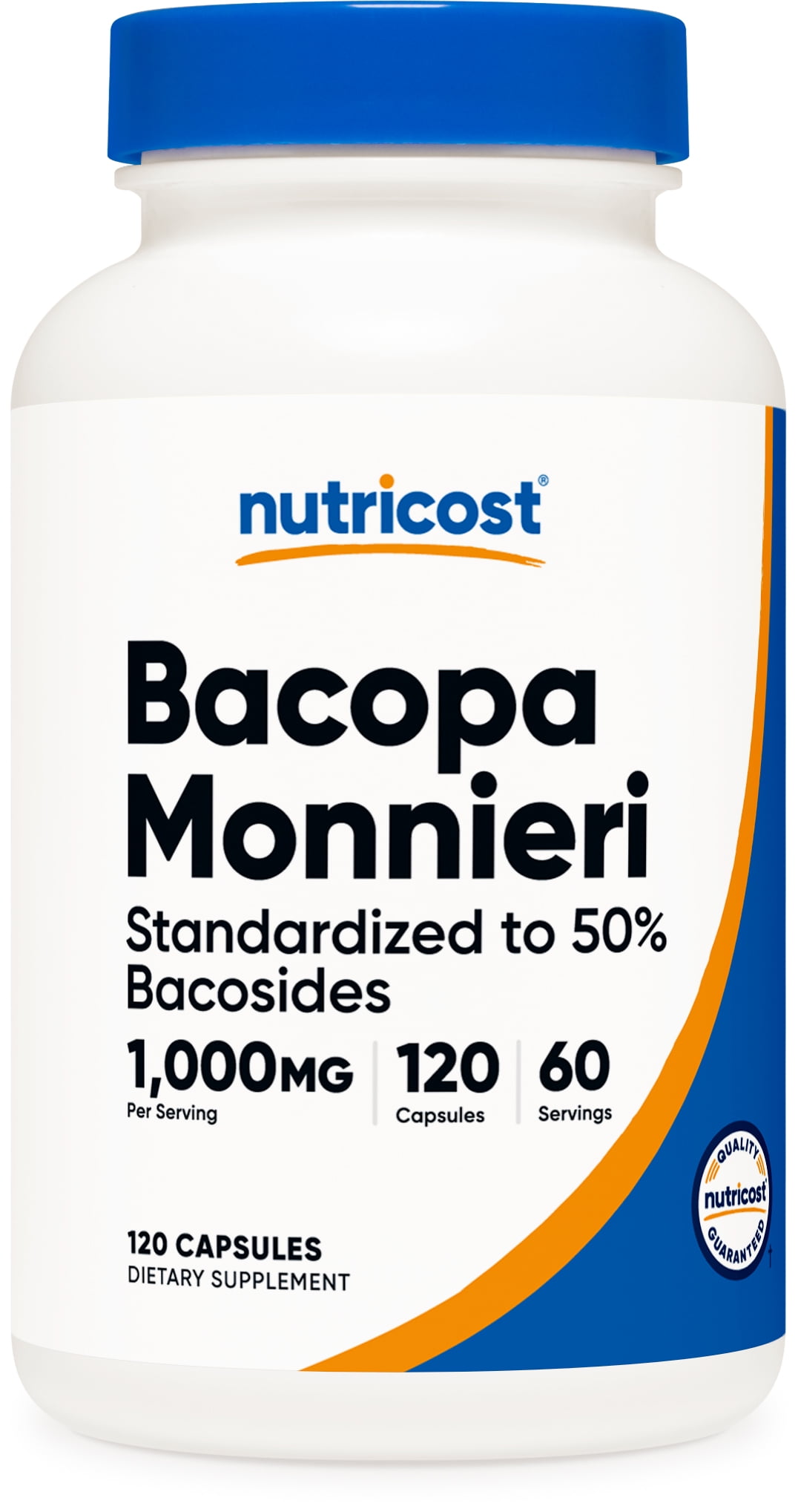 Nutricost Bacopa Monnieri 1,000mg, 120 Capsules (60 Servings) (Off ...