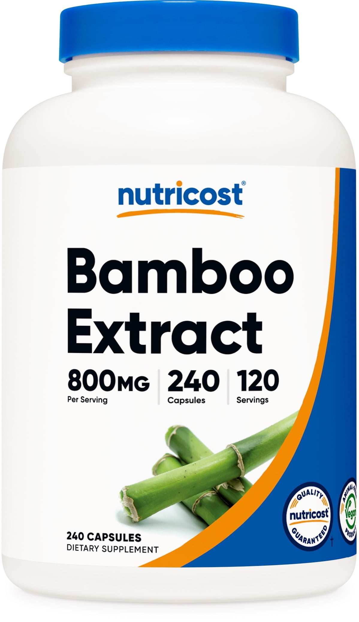 Nutricost Bamboo Extract, 400 mg, 240 Capsules - Vegan, Gluten Free and ...