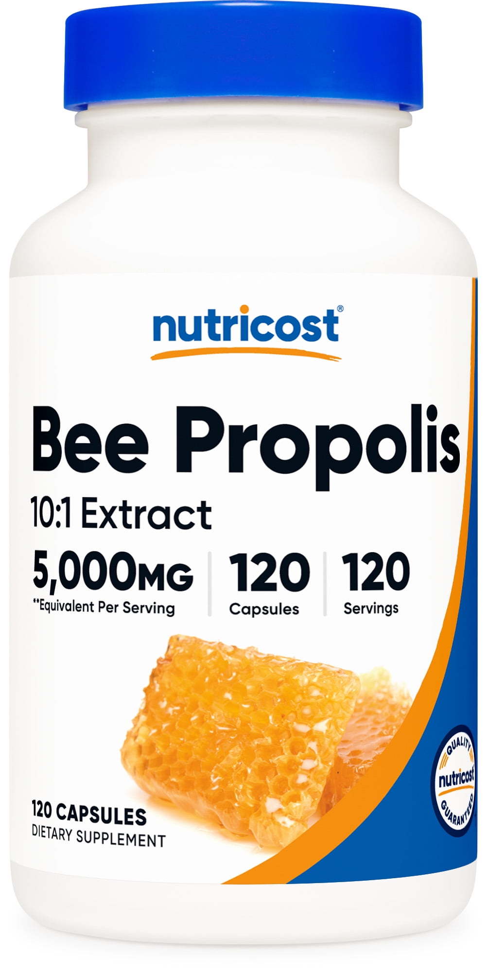 Nutricost Bee Propolis 10:1 Extract, 5000mg, 120 Caps - Gluten Free ...