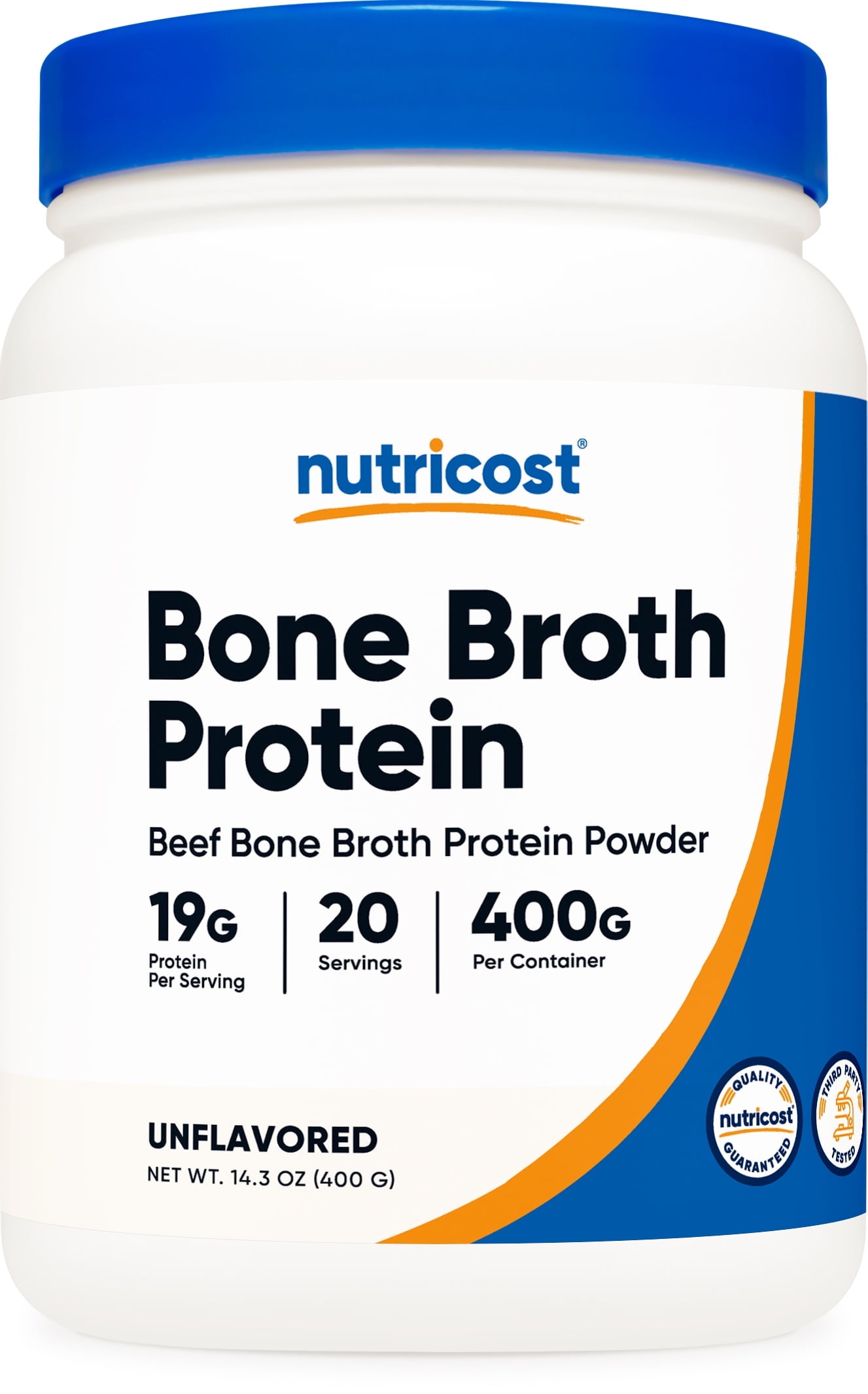 Nutricost Beef Bone Broth Protein Powder Unflavored (20 Servings ...