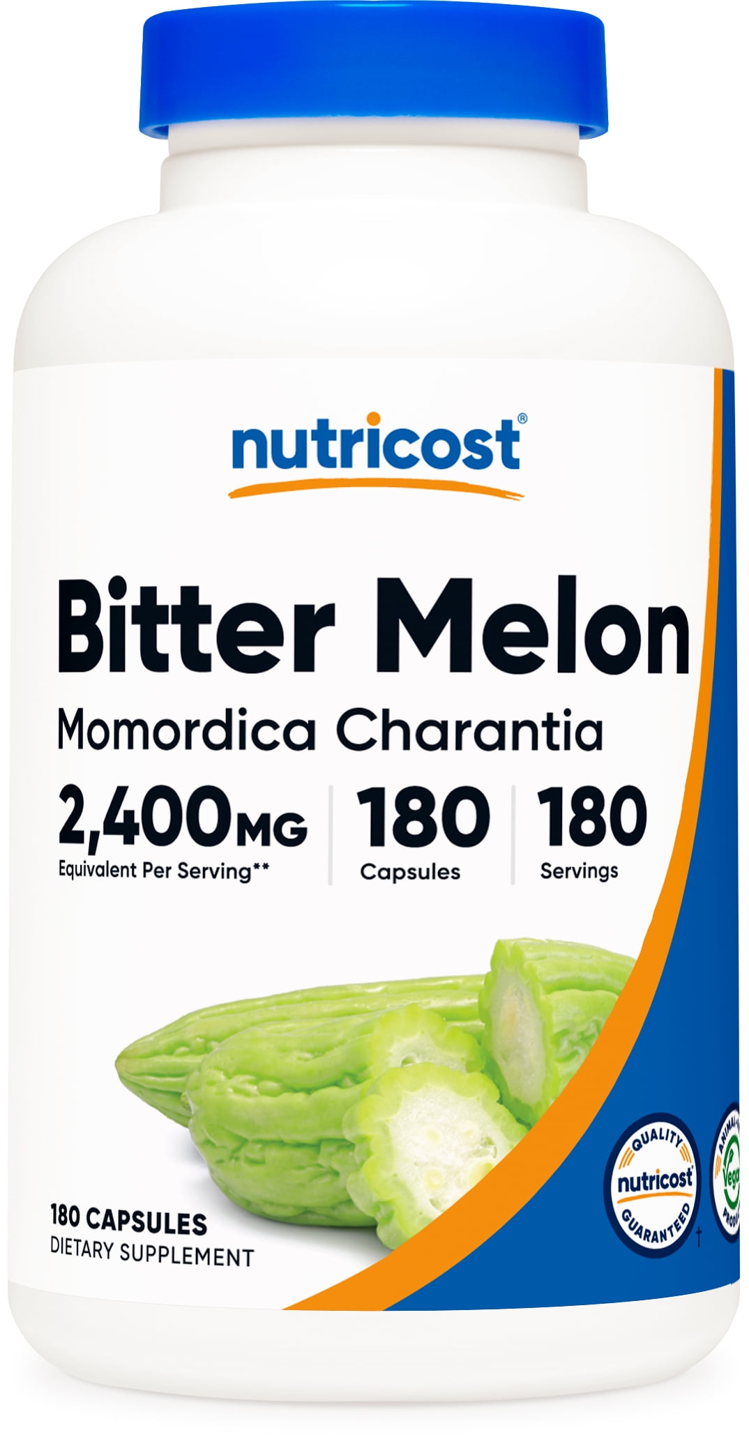 Nutricost Bitter Melon Supplement 600mg, 180 Capsules - Walmart.com